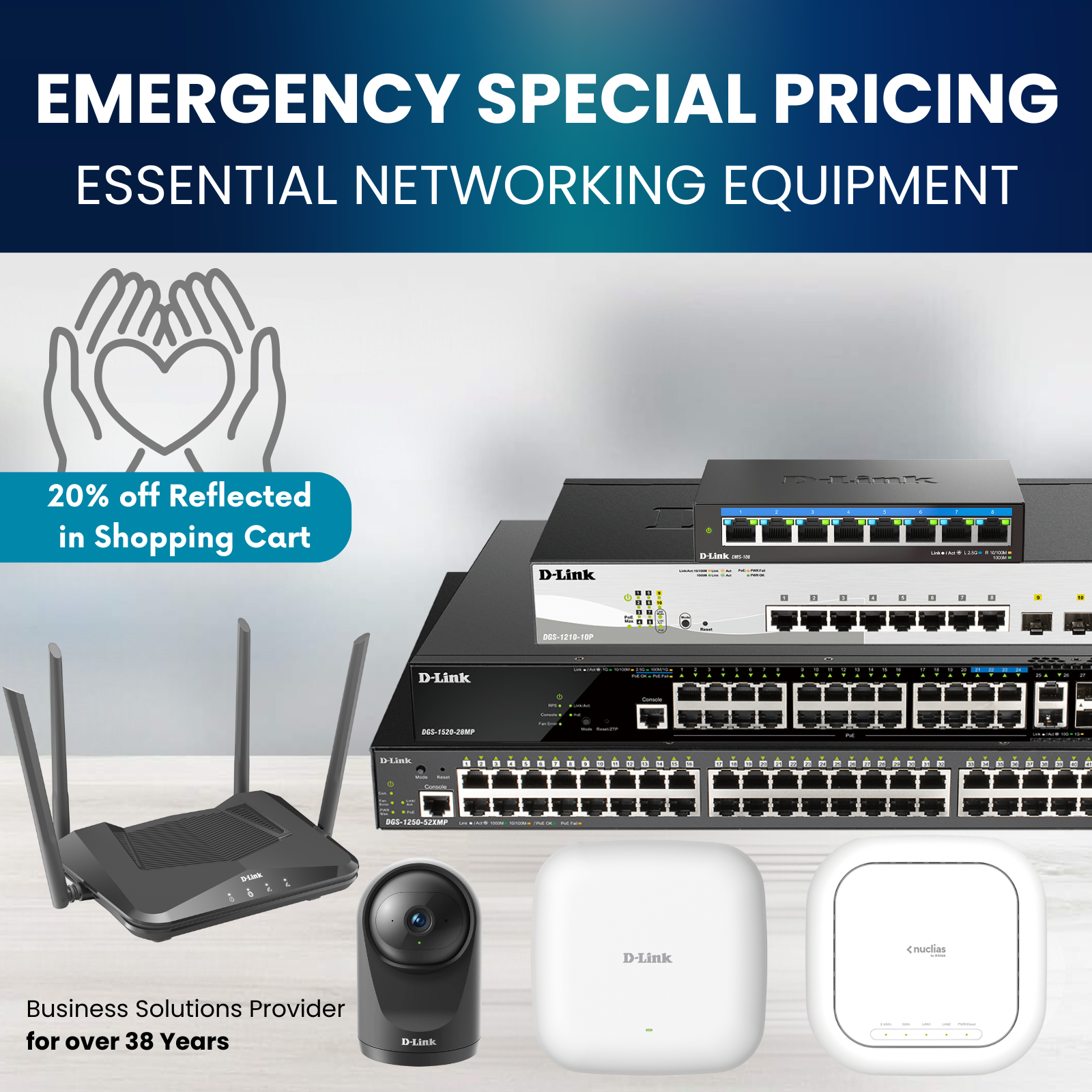 Emergency Pricing on Essential Networking Solutions – D-Link Systems, Inc