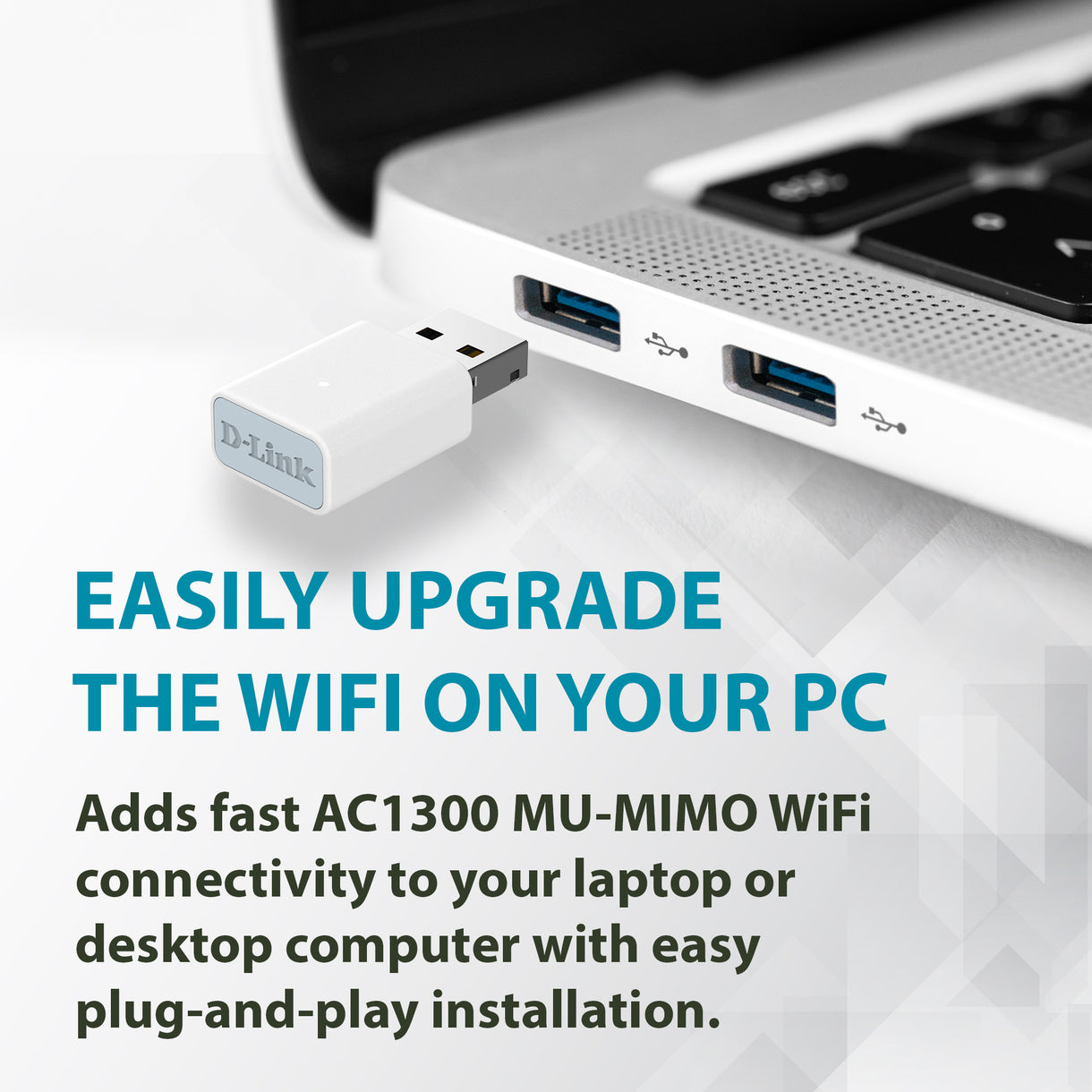 D-Link AC1300 MU-MIMO Wi-Fi USB Adapter - (AC13U) – D-Link Systems, Inc