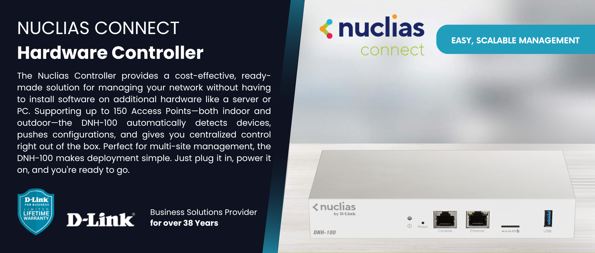 D-Link Nuclias Connect Hardware Controller | Scalable & Compact Networ ...