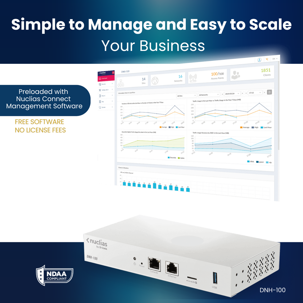 D-Link Nuclias Connect Hardware Controller | Scalable & Compact Networ ...