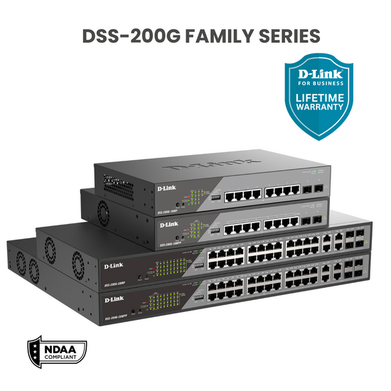 D-Link 8-Port Gigabit PoE++ Smart Managed Switch (242W PoE Budget) wit ...