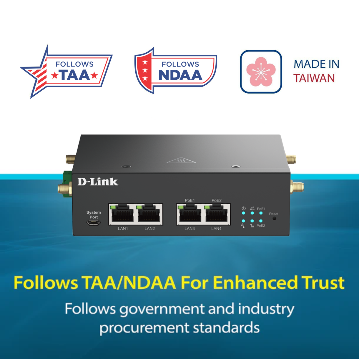D-Link 5G/4G PoE Rugged Modem/Gateway (DWM-314-GP) | Carrier Certified ...