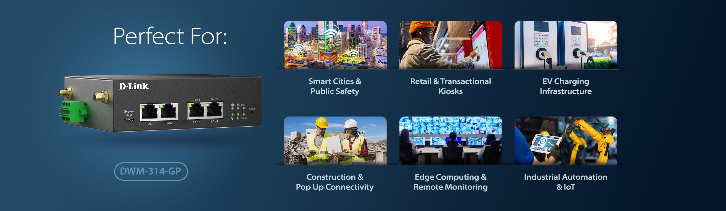 D-Link 5G/4G PoE Rugged Modem/Gateway (DWM-314-GP) | Carrier Certified ...