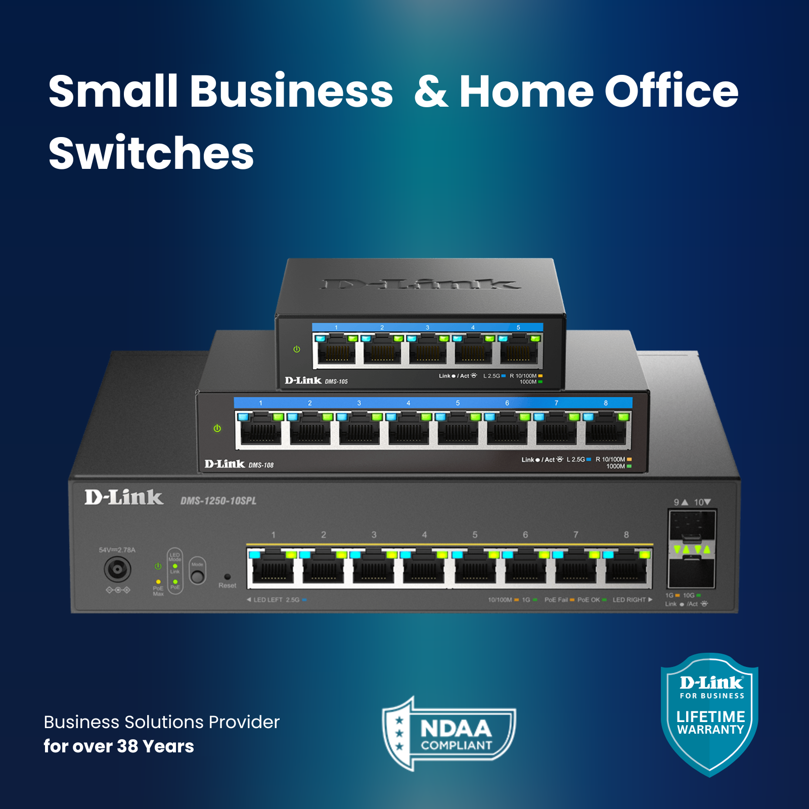 Small Business and Home Office Switches | Instant Connectivity – D-Link ...